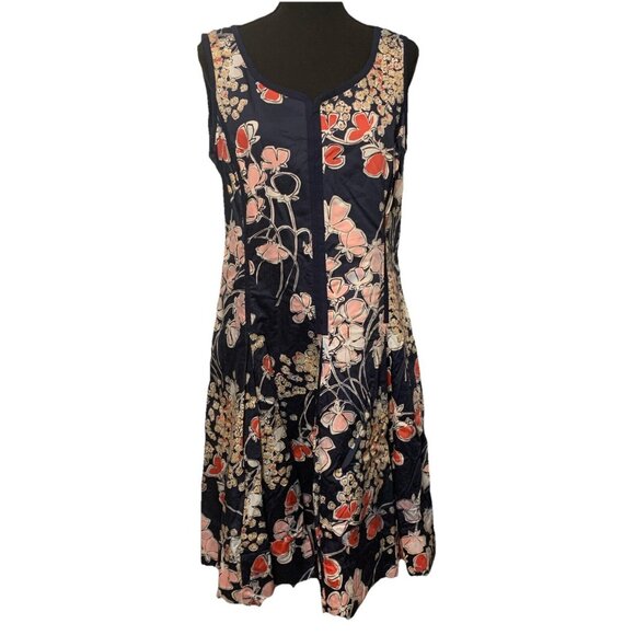 Talbots | Dresses | Talbots Petites Dress Size 2p Blue Floral Classic ...